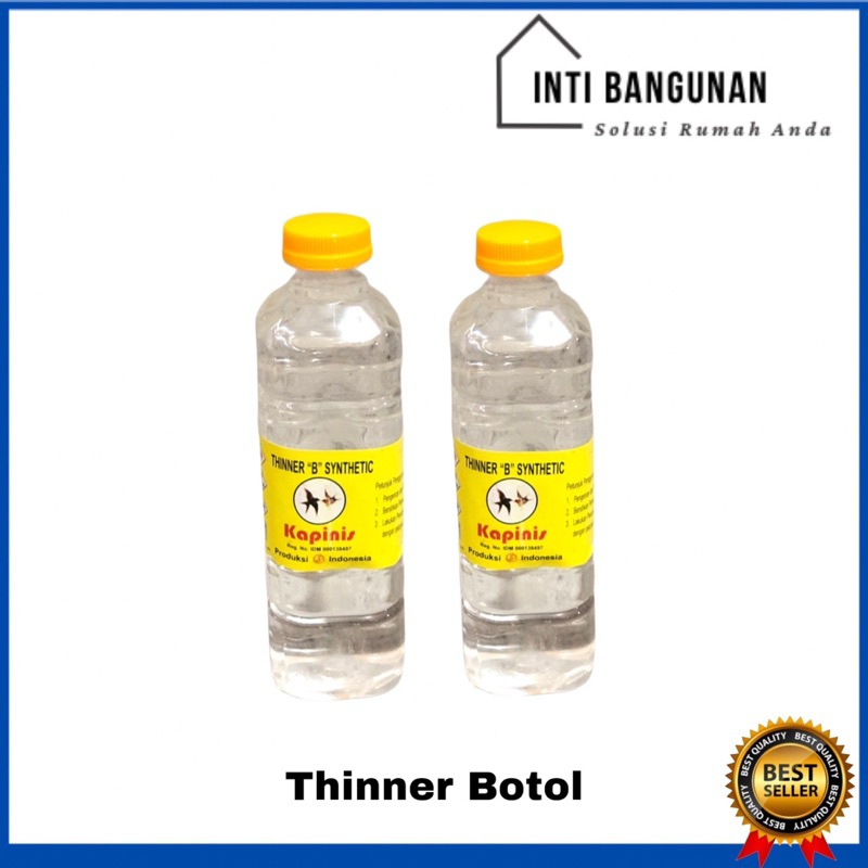 Jual Thinner Prisma 1L 0.8L 0.8 Liter Botol Plastik Thinner B Synthetic Pengencer / Pelarut Cat ...