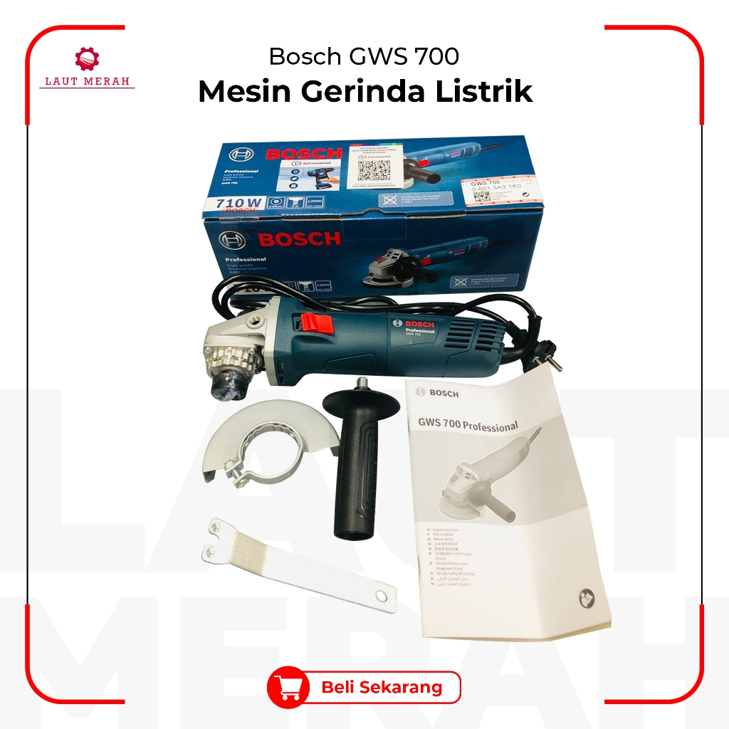 Jual Gerinda BOSCH GWS 700 4" / Mesin Gerinda Tangan 4Inch Bosch GWS700 ...