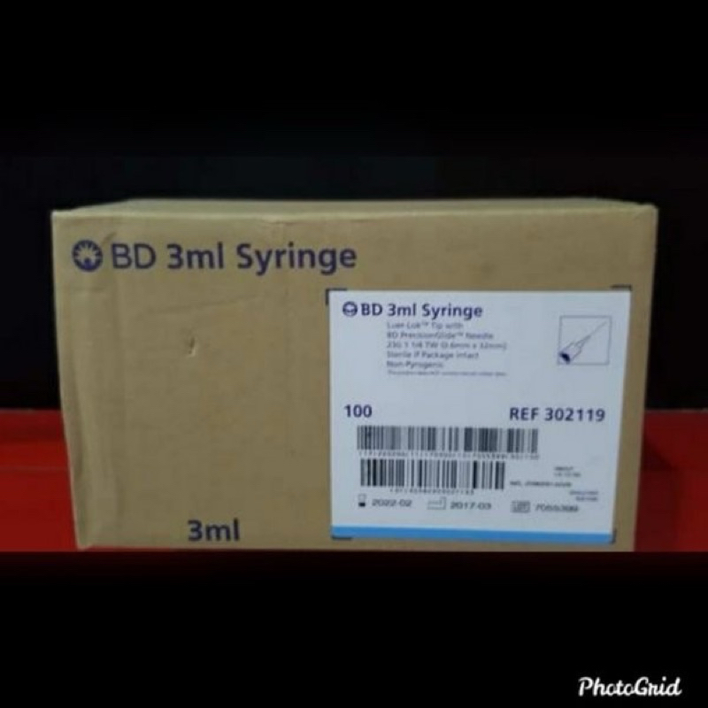 Jual spuid BD /syringe diaposable BD 1cc 3cc 5cc 10cc | Shopee Indonesia