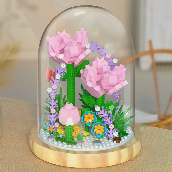 Jual Balok Susun Bunga Flower Dome LEGO 624 Bricks | Shopee Indonesia