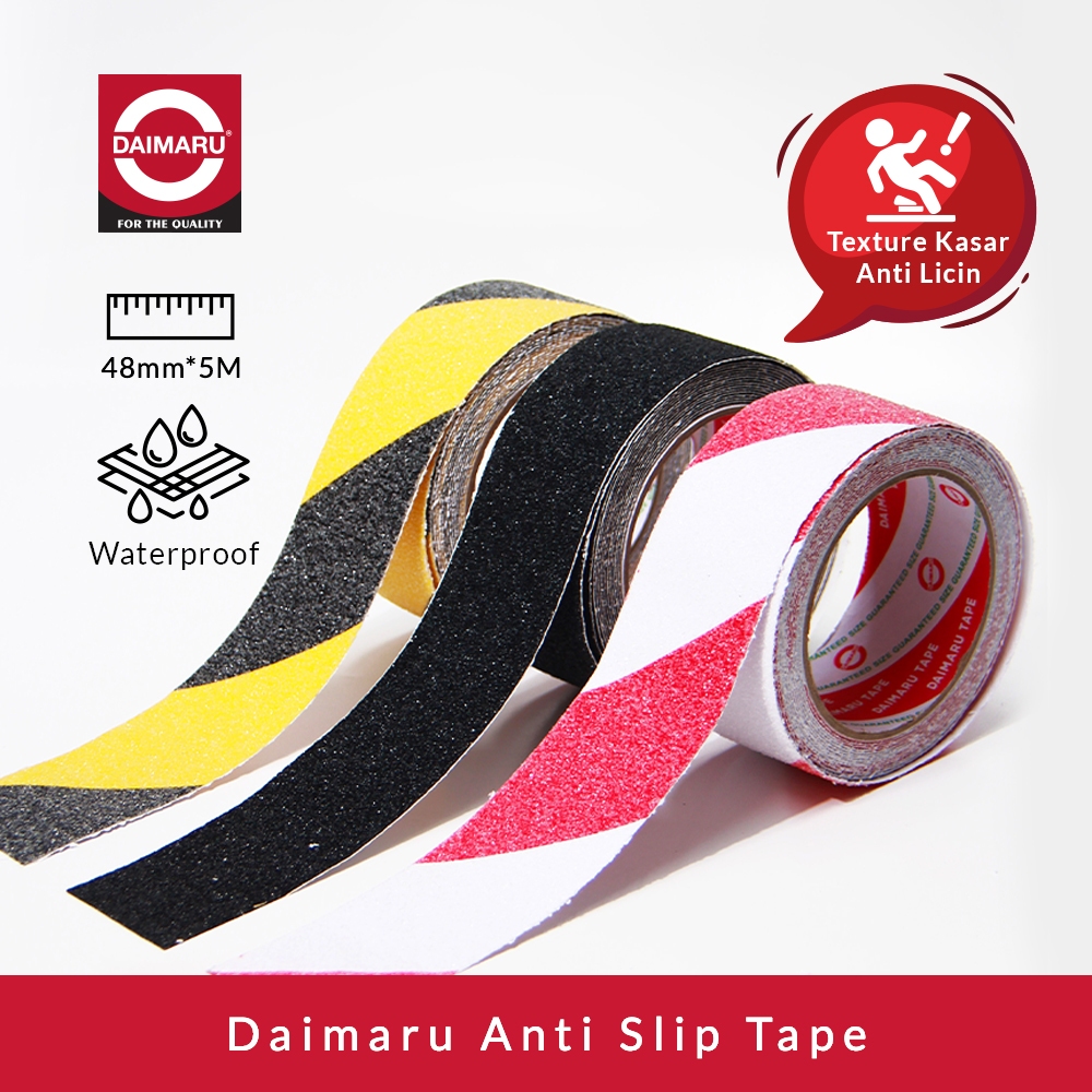 Jual Daimaru Anti Slip Tape / Lakban Safety Grip / Anti Licin 48mm x 5m | Shopee Indonesia
