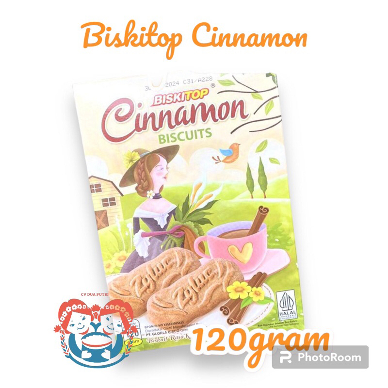 Jual Biskitop Cinnamon Biskuit 120gr ( 1Dus isi 24pcs ) /hampers ...