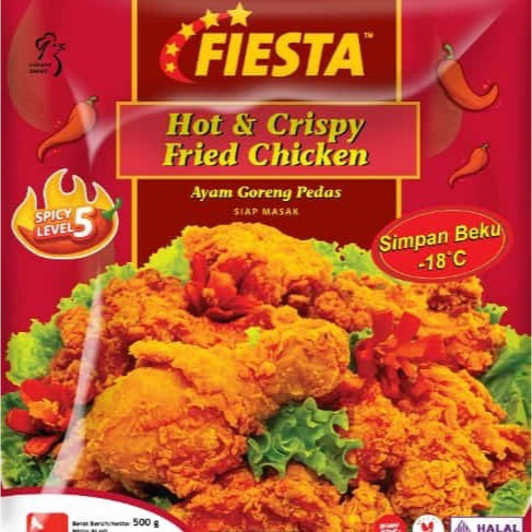 Jual FIESTA FRIED CHICKEN ORIGINAL 400gr / HOT & CRISPY (AYAM GORENG ...