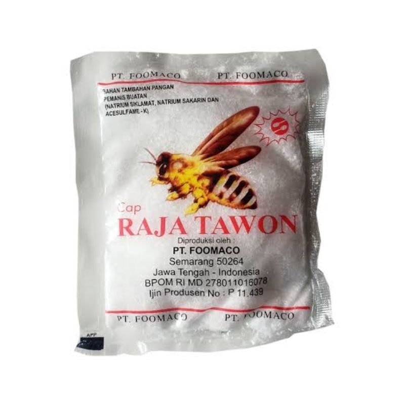 Jual Sari manis cap tawon sakarin pemanis buatan 20g ( TAWON ECER ...