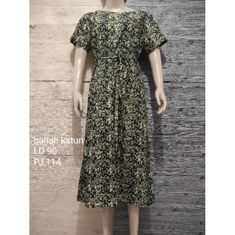 Jual Dress panjang/Dress vintage/Dress bunga bunga | Shopee Indonesia