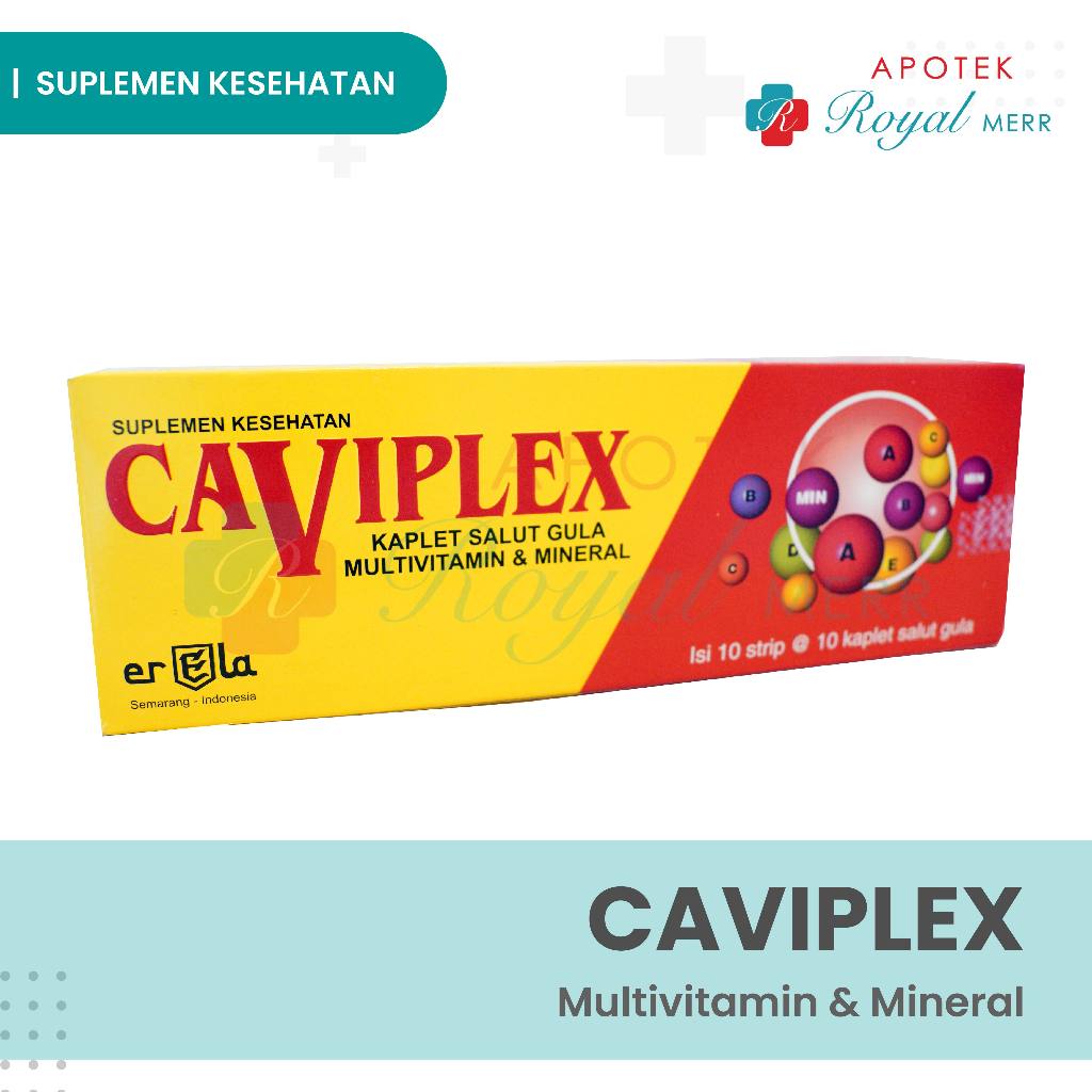 Jual CAVIPLEX STRIP 10 TABLET Multivitamin Bagi Tubuh Untuk Ibu Hamil ...