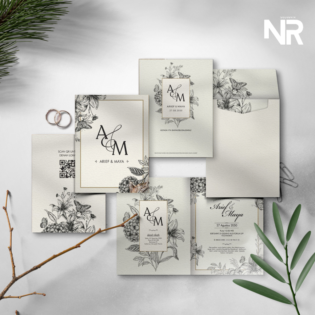 Jual Undangan Pernikahan NRPB008 - Undangan Premium - Undangan Murah ...