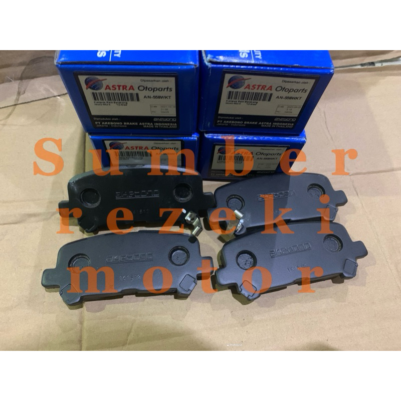 Jual Brake pad kampas rem belakang isuzu MUX mux 2013 2014 2015 2016 2017 2018 2019 2020 2021 ...