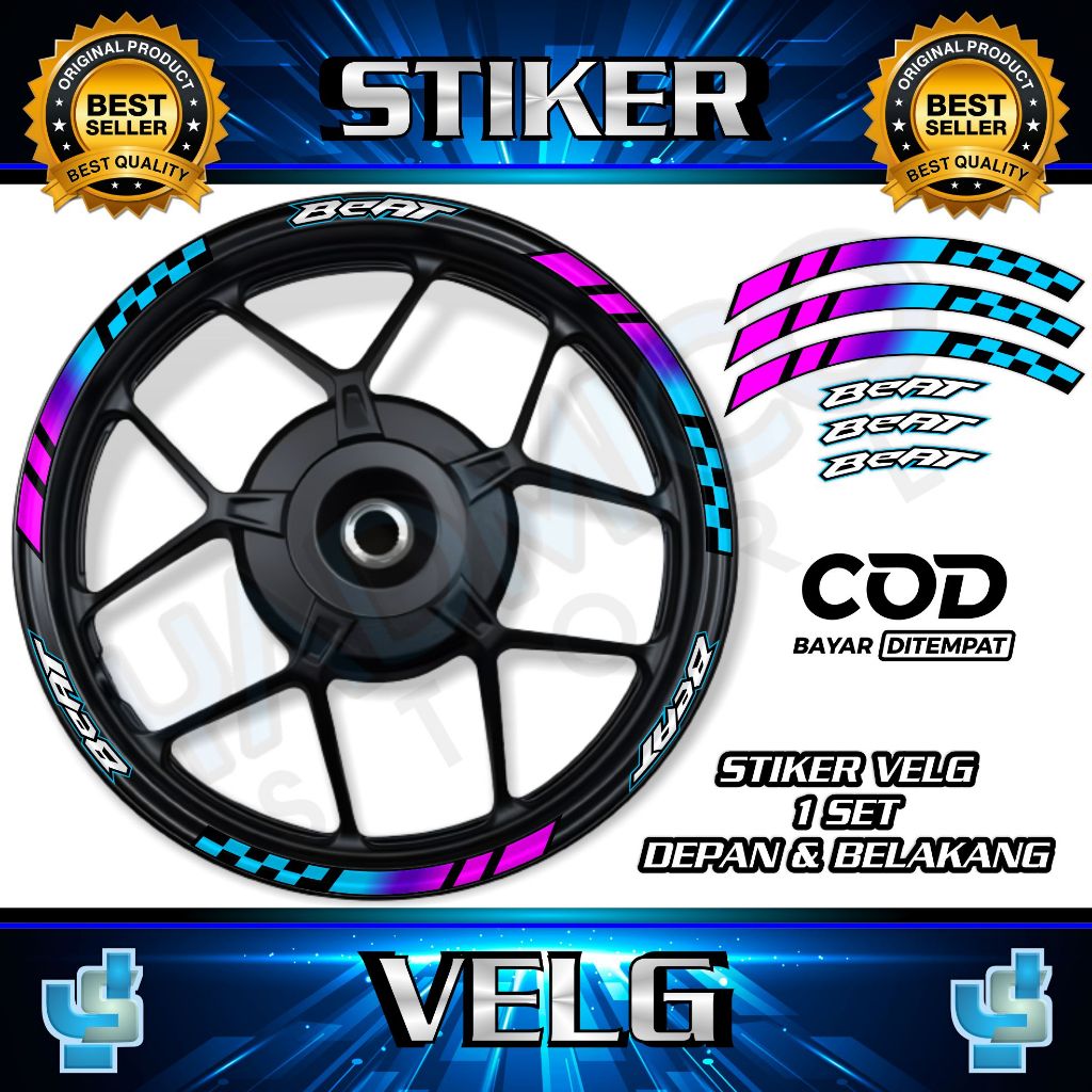 Jual Stiker Velg - Sticker Velk - Cutting Lis Velg - Stiker Velg Motor ...