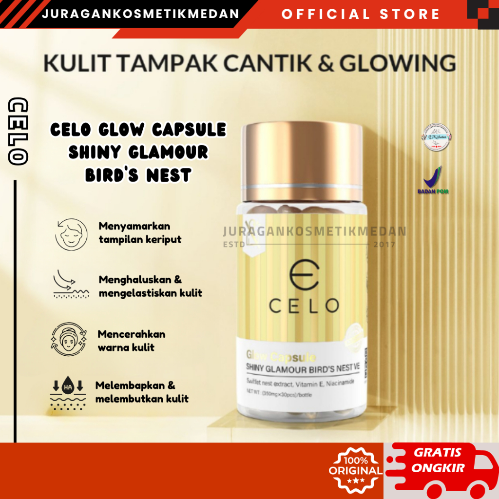 Jual CELO SHINY GLAMOUR BIRD NEST VE GLOW CAPSULE BIRD'S NEST CAPSULE ...