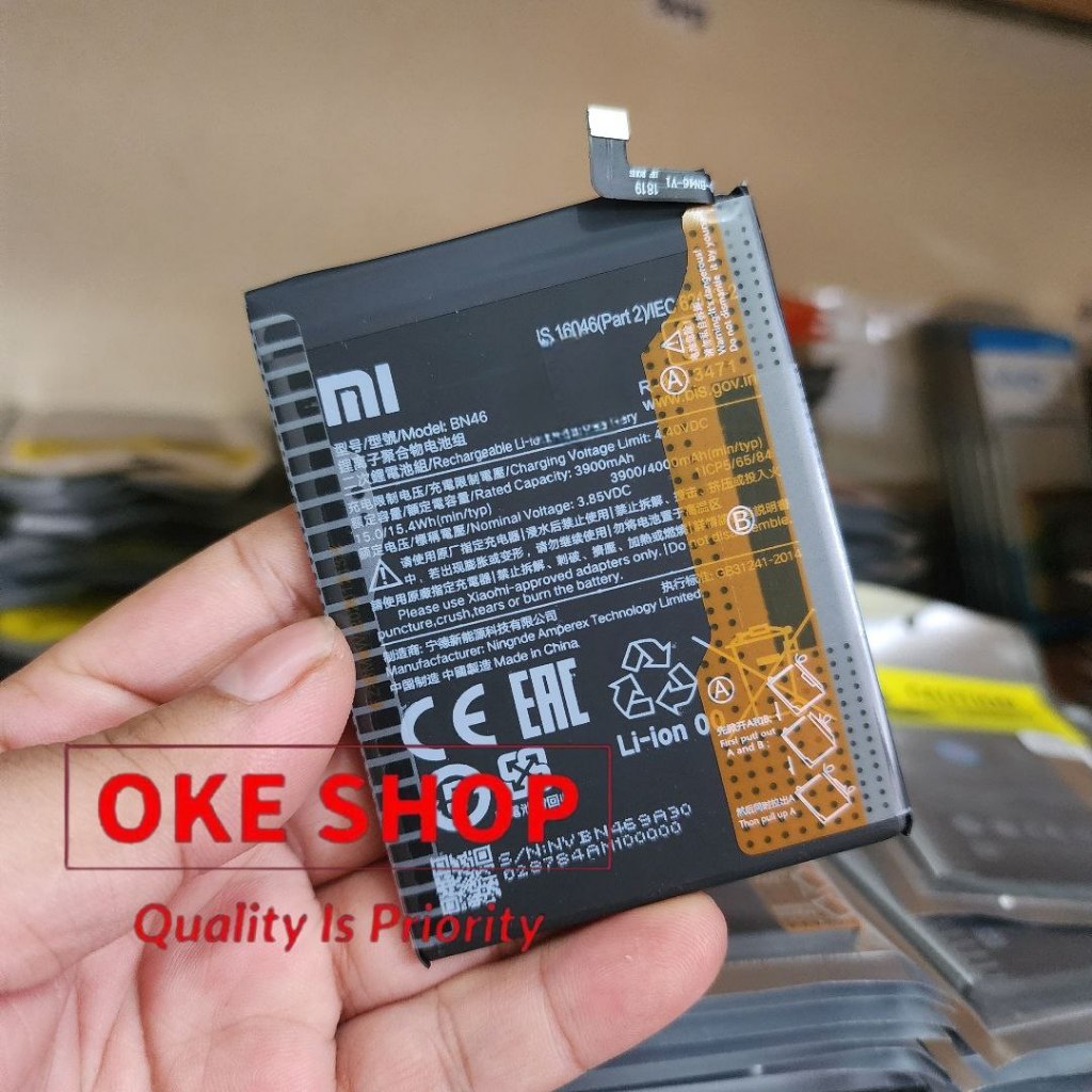 Jual Baterai Xiaomi Redmi 7 BN46 Original Batre Batrei Batrai Battery ...