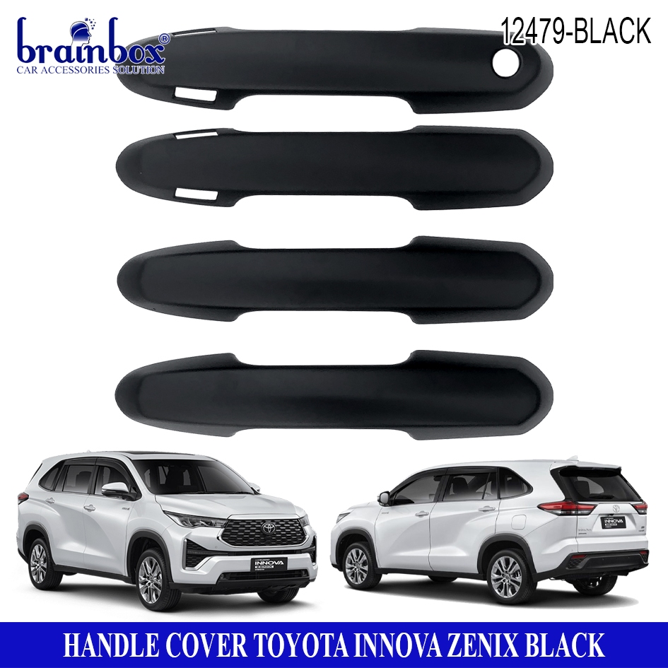 Jual Handle Cover Toyota Innova Zenix Black Pegangan Pintu Hitam ...