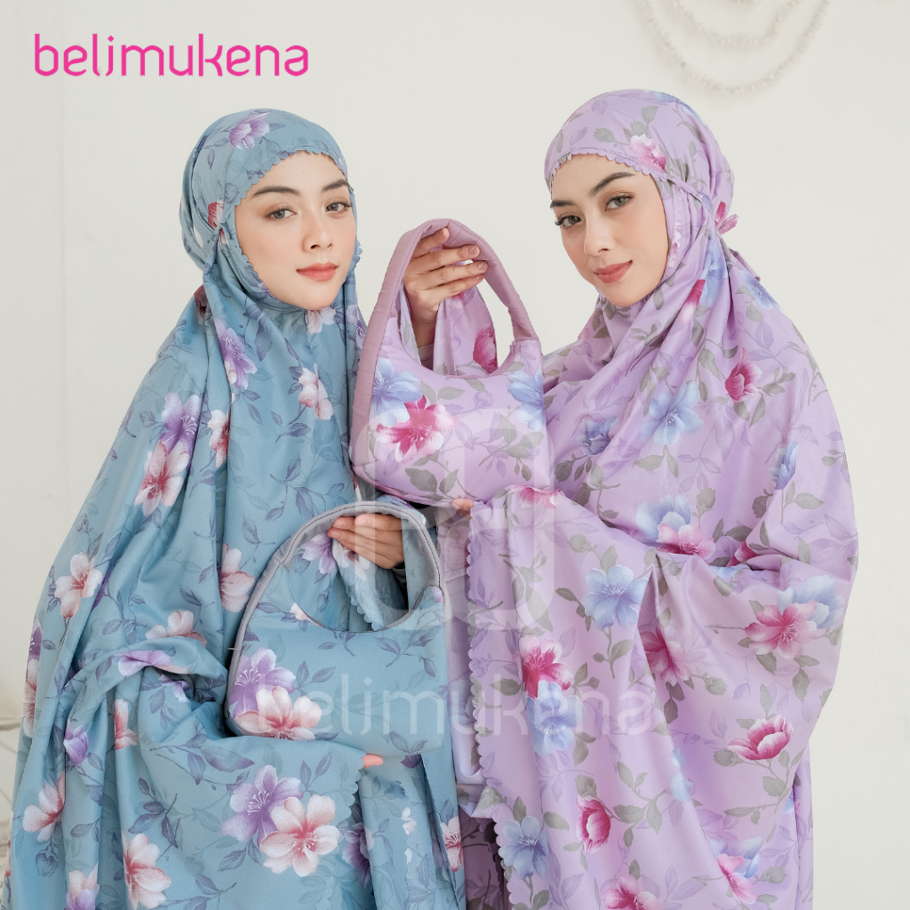 Jual BELIMUKENA PREMIUM - Mukena Dewasa Microtex Laser Cut Motif Viola ...