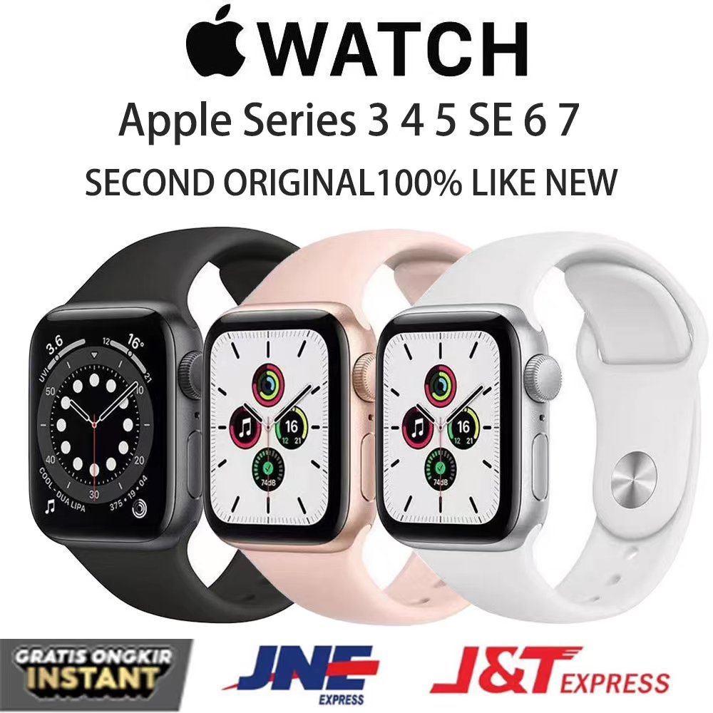 Jual Apple iWatch/smartwatch Series s3/s4/s5/SE/s6 Size 30/40/42/44 MM ...