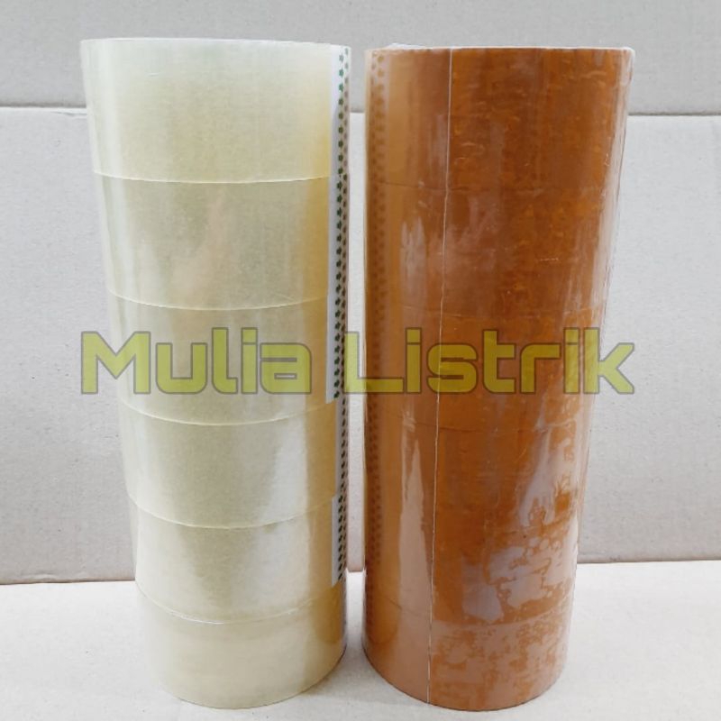 Jual Lakban bening / lakban coklat / lakban kardus / lakban plastik ...