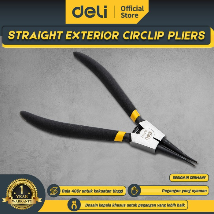 Jual Deli Tools Tang Penjepit Lurus - Bengkok Eksterior /Bent ...