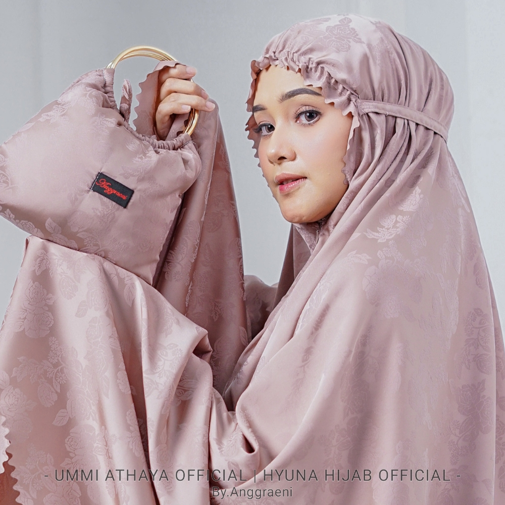 Jual Ummi Athaya - Mukena Dewasa Motif Jacquard Silk Laser cut 2 In 1 ...