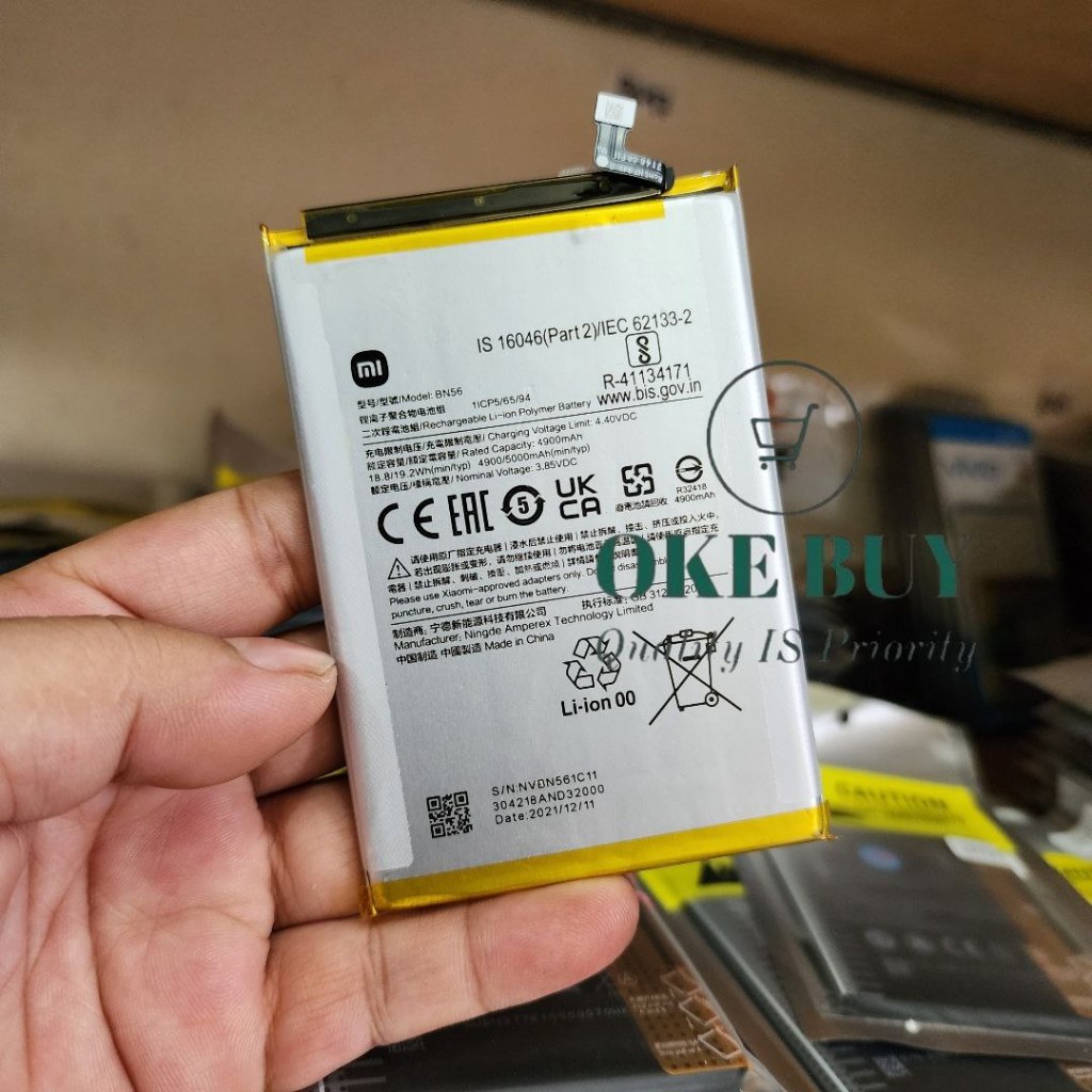 Jual Baterai Batrei Xiaomi Redmi 9A Original Model BN56 BN 56 Batrai ...