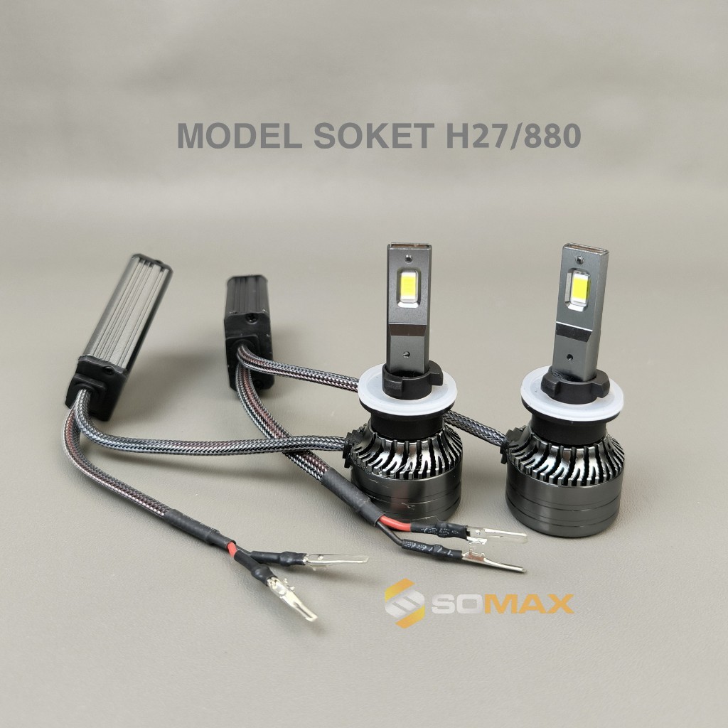 Jual LAMPU LED MOBIL SUPER TERANG SOMAX H4 H11 H16 H8 H9 H1 H7 HB3 9005 ...