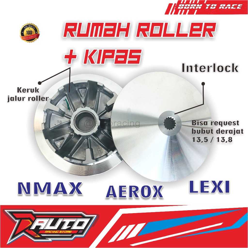 Jual Rumah Roller Nmax 155 Rumah Roler Nmax 2020 Kipas pulley Aerox 155 ...