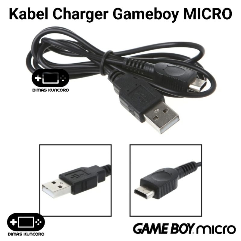 Jual Kabel Charger Gameboy MICRO charging nintendo cable usb game boy ...