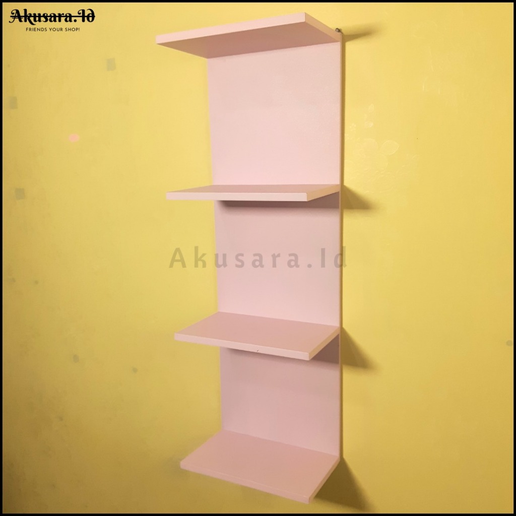Jual RAK DINDING MINIMALIS 4 TINGKAT RAK PRAKTIS || RAK GANTUNG SEKAT ...