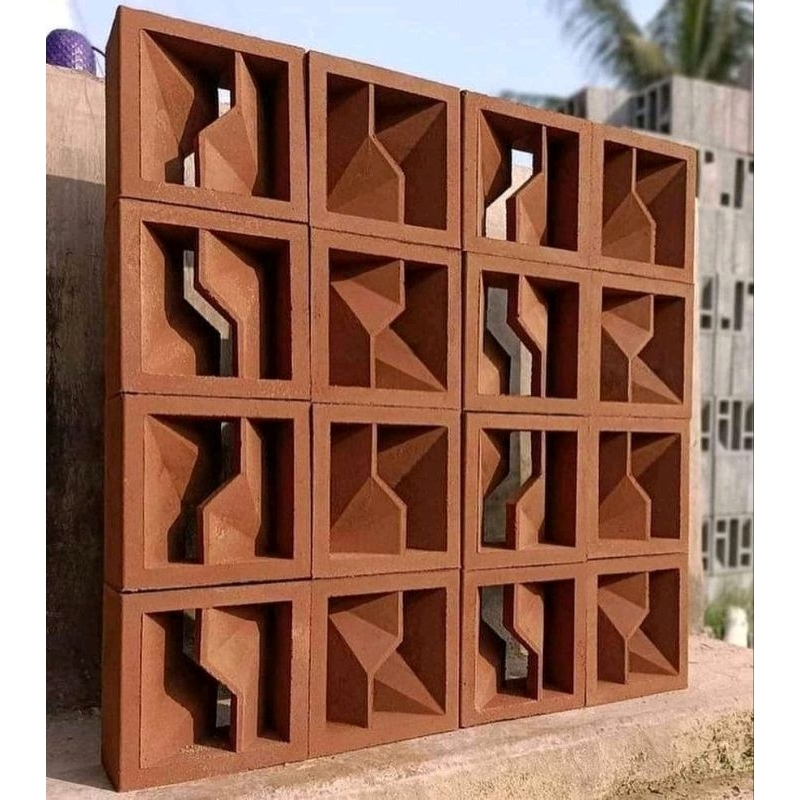 Jual ROSTER MINIMALIS / Roster beton/ Roster warna merah terakota ...