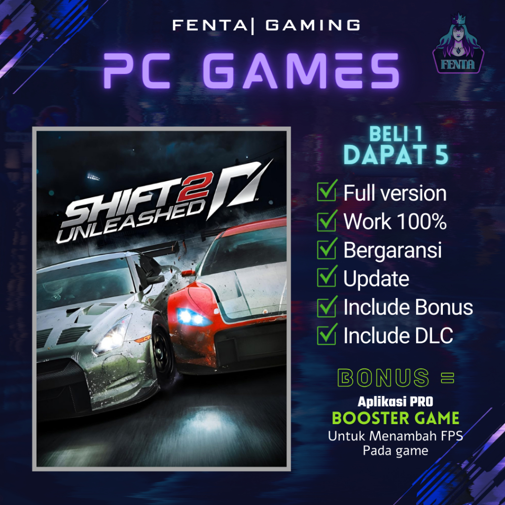 Jual Need For Speed Shift 2 Unleashed Game Pc Game Laptop Shopee