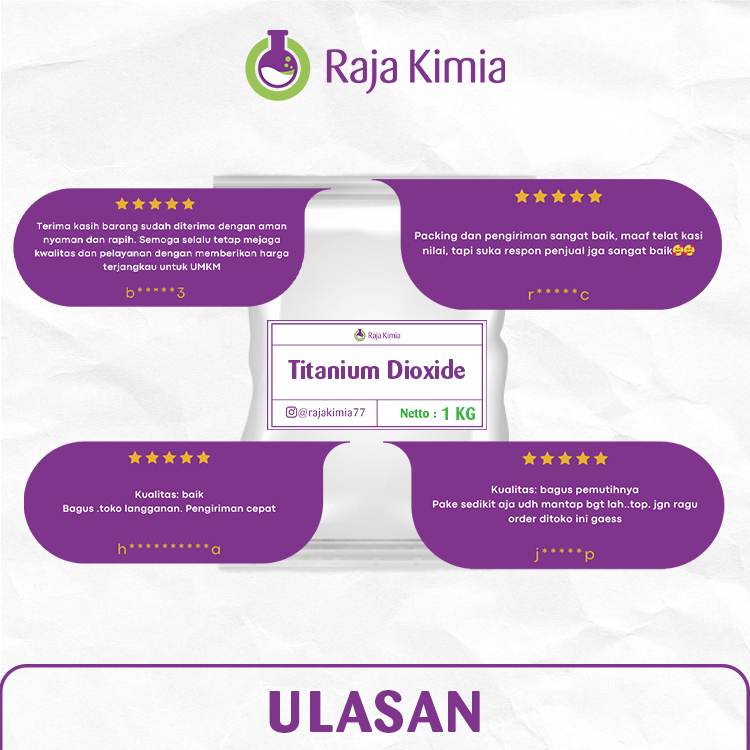 Jual Titanium Dioxide / Titanium Dioksida/ TiO2/ Titan Rutile/ Lomon ...