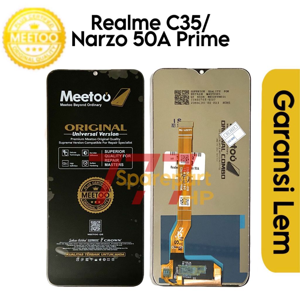 Jual LCD Touchscreen Fullset Realme C35 / Narzo 50A Prime / RMX3511 ...