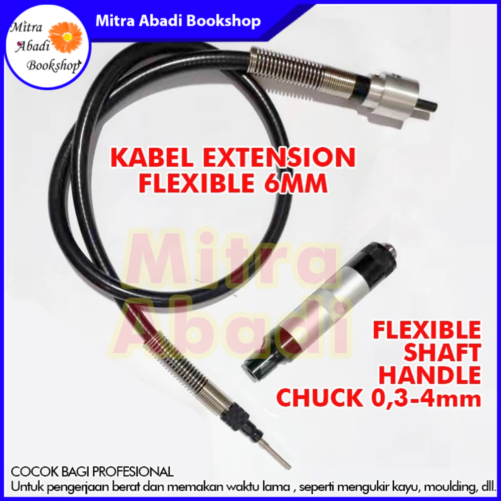 Jual Kabel EXTENSION Flex 6mm + Flexible Shaft Handle Chuck 0,3-4mm ...