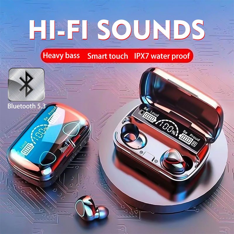 Jual M10/M90/M12/M90/F9/X15/G11/MT70 TWS Earphone Bluetooth Subwoofer Headphone Gaming Sports ...