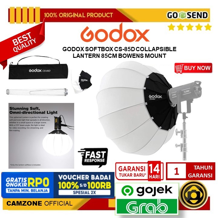 Jual Godox Softbox CS-85D Collapsible Lantern 85cm Bowens Mount ...