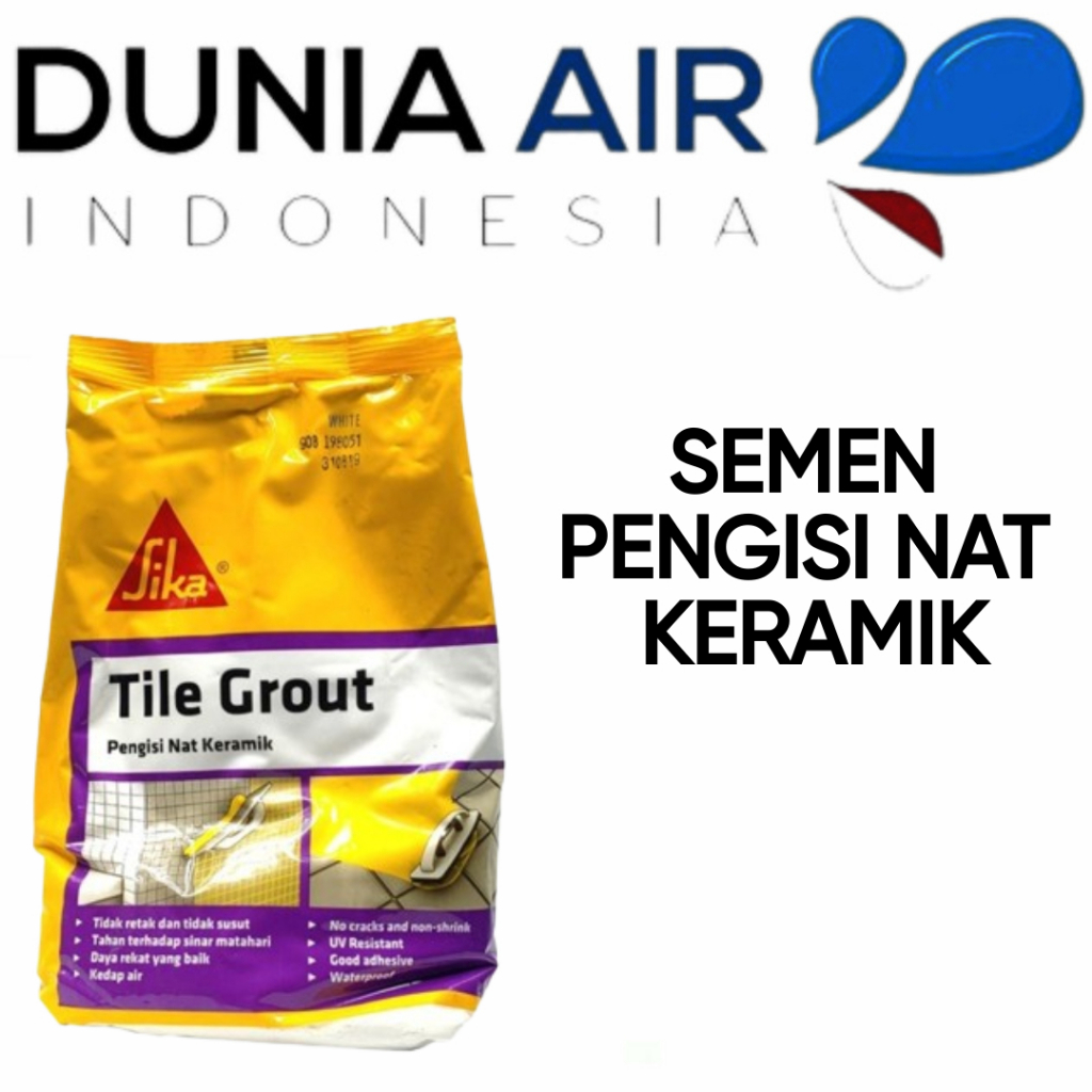 Jual Sika Tile Grout Pengisi Nat Keramik Marmer Granit Mosaik 1Kg Semen ...