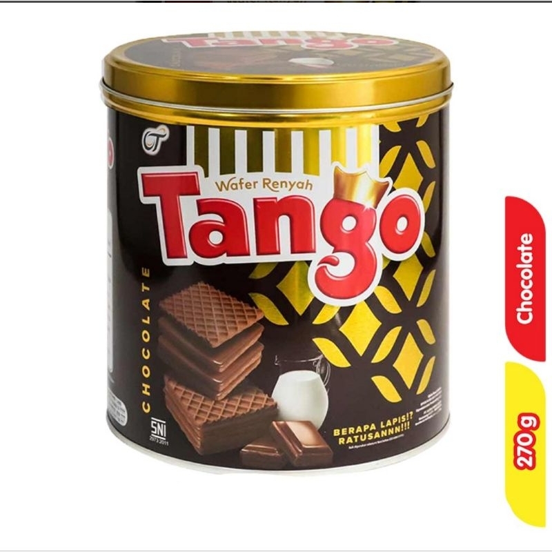 Jual Tango Wafer Coklat Vanilla 270 G Shopee Indonesia