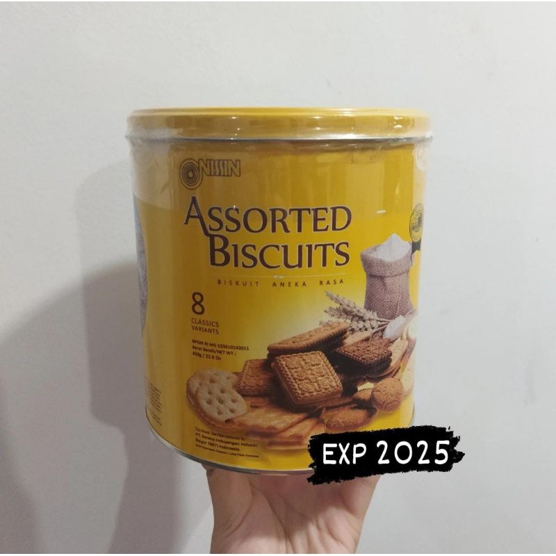 Jual Nissin Assorted Yellow 650g/Biskuit Kaleng Nissin Assorted Yellow ...