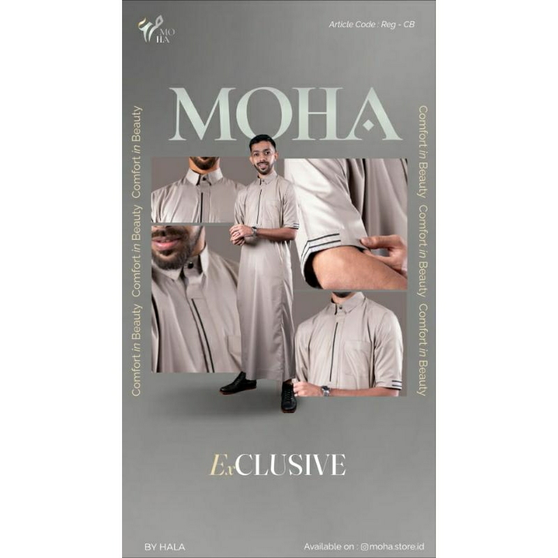 Jual Thobe | Gamis | Jalabiah | Muslim | Baju koko | Laki | Pria | Moha MH2302 ...