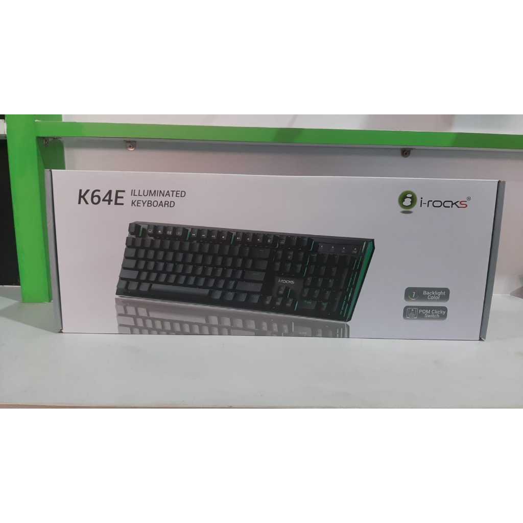 Jual Keyboard Mechanical Gaming Irocks K64E illuminated keyboard ...