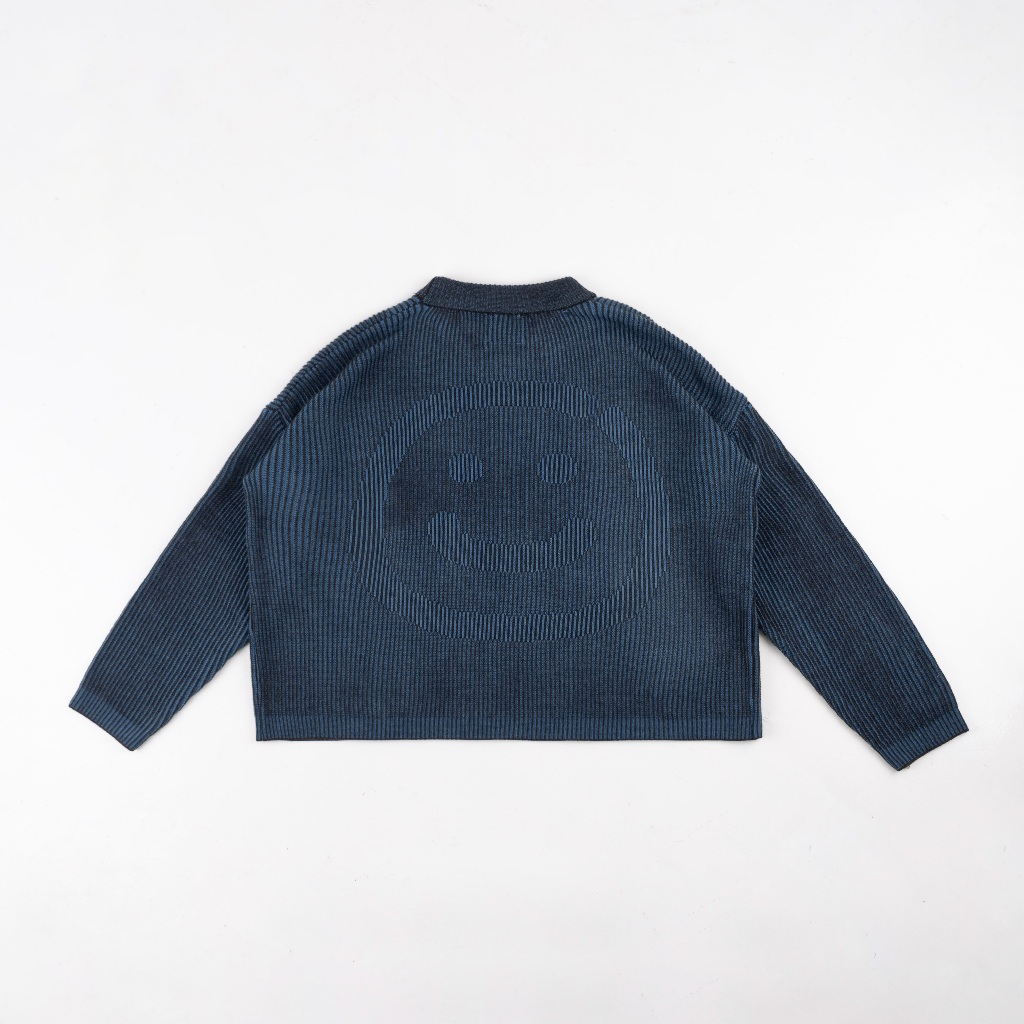 Jual FAITH FADE Vertical Horizon - Smiley Double Tone Knitwear (Blue ...