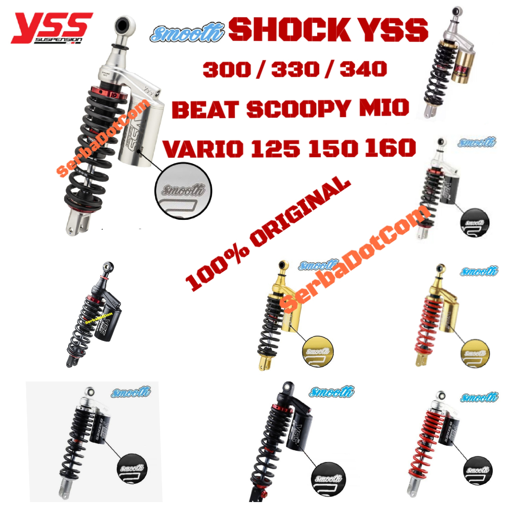 Jual SHOCK YSS G PLUS G SERIES SMOOTH RESERVOIR VARIO STYLO 125 150 160 ...