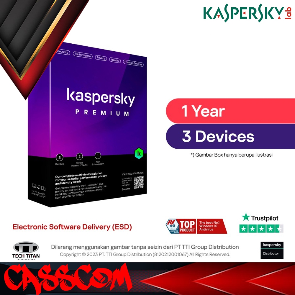 Jual Antivirus Kaspersky Premium - 3 Device 1 Year | Shopee Indonesia