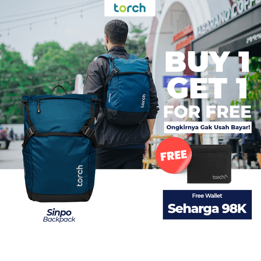 Jual TORCH Sinpo Tas Ransel Punggung Sekolah Kerja Travelling Laptop ...