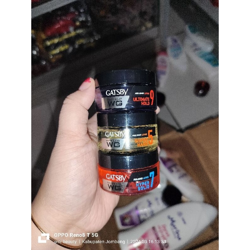 Jual Gatsby Water Glossy(Gel rambut laki-laki) | Shopee Indonesia