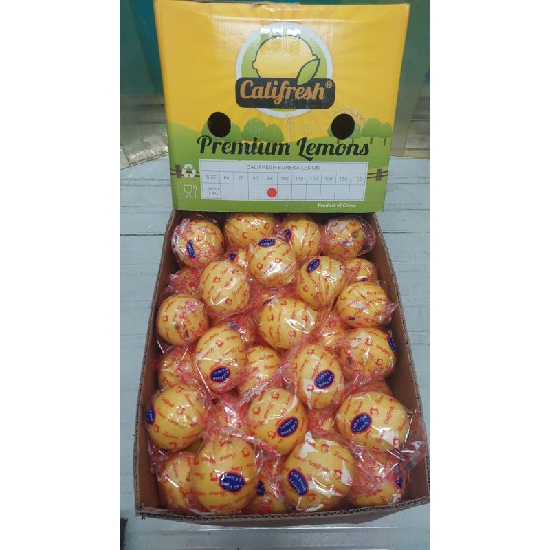 Jual Buah Lemon China Califresh 14 Kg / Box | Shopee Indonesia