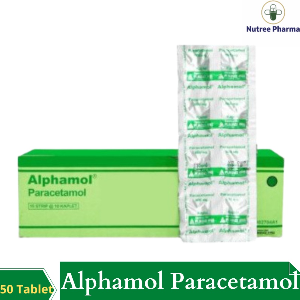 Jual WBW791 Ready Stok Alphamol Paracetamol Isi 15 tab Mengatasi Demam ...