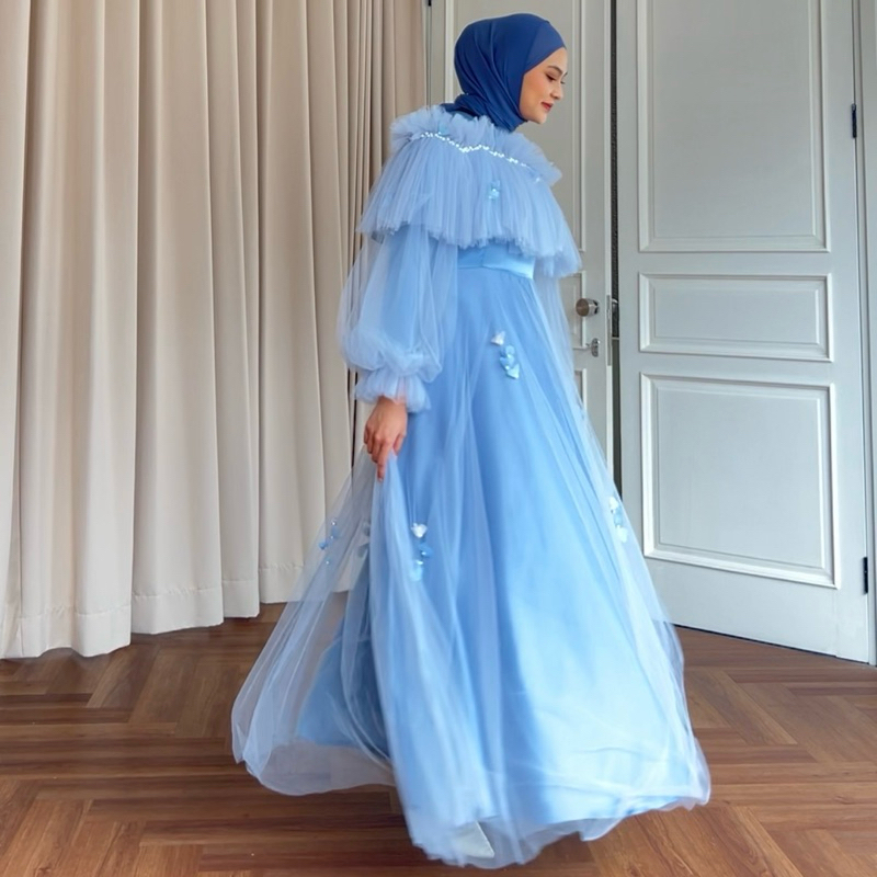 Jual Baju Lebaran FNDLABELS Lyana Dress Tile Tutu Baju Pesta Ibu dan ...