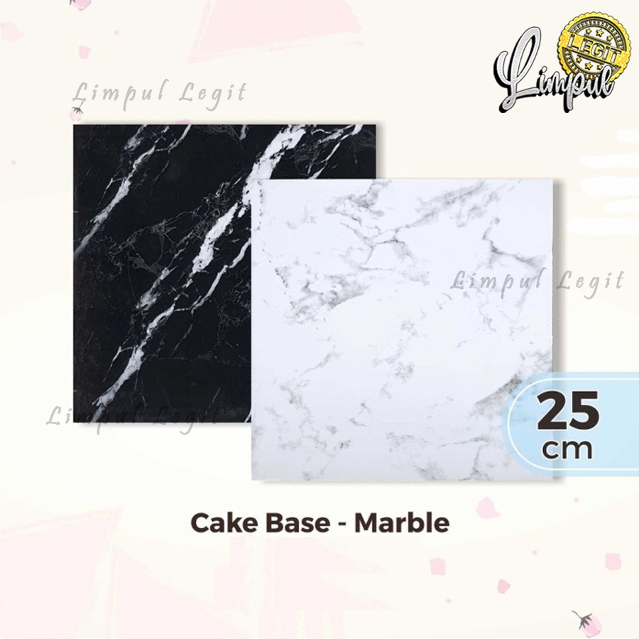 Jual Premium Tatakan Alas Kue Marble Cake Base Tatakan Cake 20, 22, 25 ...