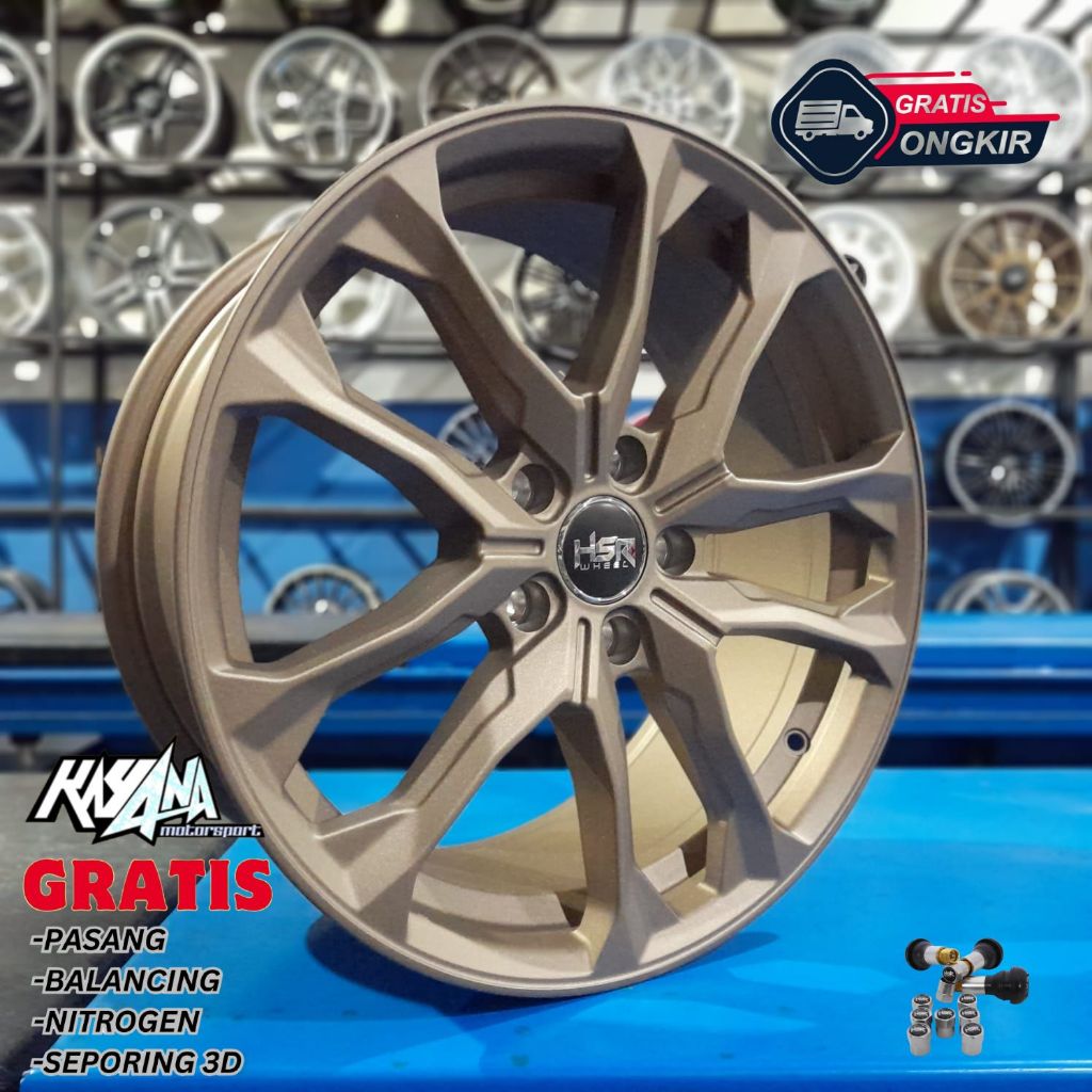 Jual Pelek Mobil Racing R18 HSR Wangon R18 Pcd 5x114,3 Lebar 8 Velg ...