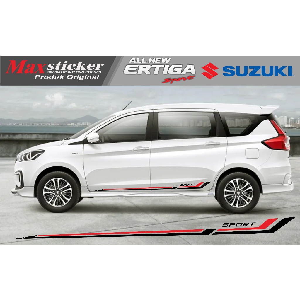 Jual sticker all new ertiga simple sport sticker list body all new ...