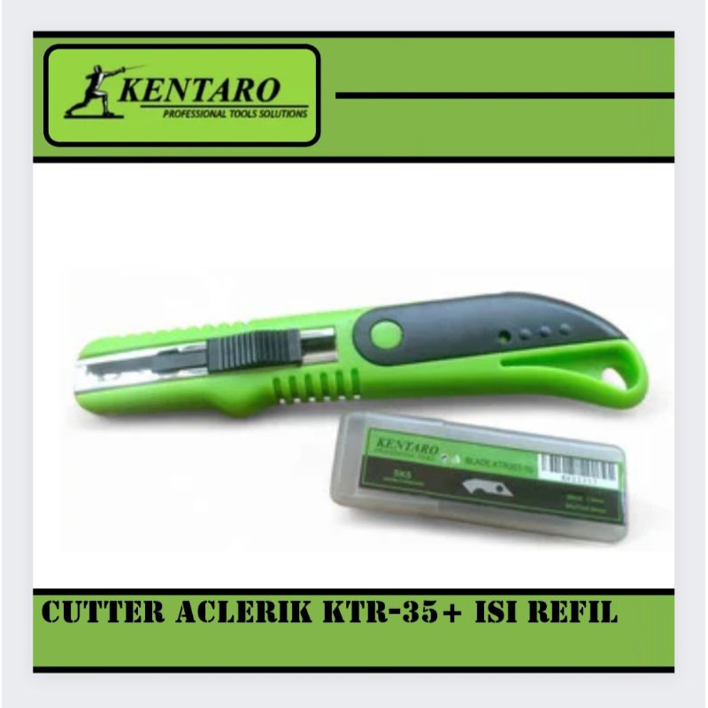 Jual Culter Cutter Isi ACLERIK PVC MIKA KTR-35 KENTARO | Shopee Indonesia